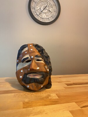 WWF, Vintage 1997 Mankind Mick Foley Rubber Halloween Mask, Titan ...