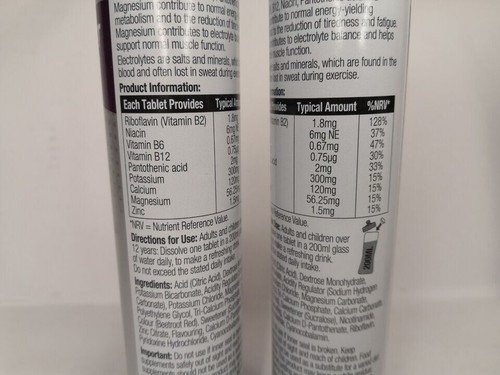 120x Sci-fit Hydro Hydration Electrolyte Tablets in 6 Tubes X 3 ...