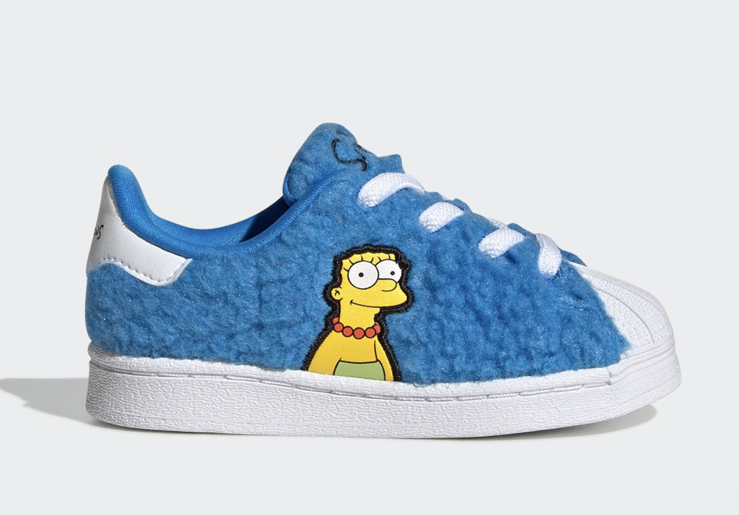 Size 10K Adidas The Simpsons Marge Superstar Shoes Kids Pre-owned | eBay