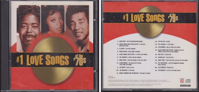 Solid Gold Soul #1 LOVE SONGS OF THE 70s Various Artists TIME LIFE CD ...