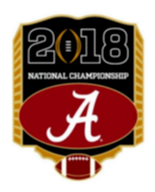 Alabama Crimson Tide Pins University of Alabama Pins 2018 National ...