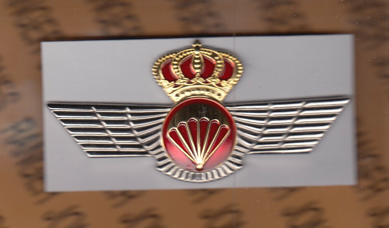 Spain Airborne Parachute wing badge 3" c/b | eBay