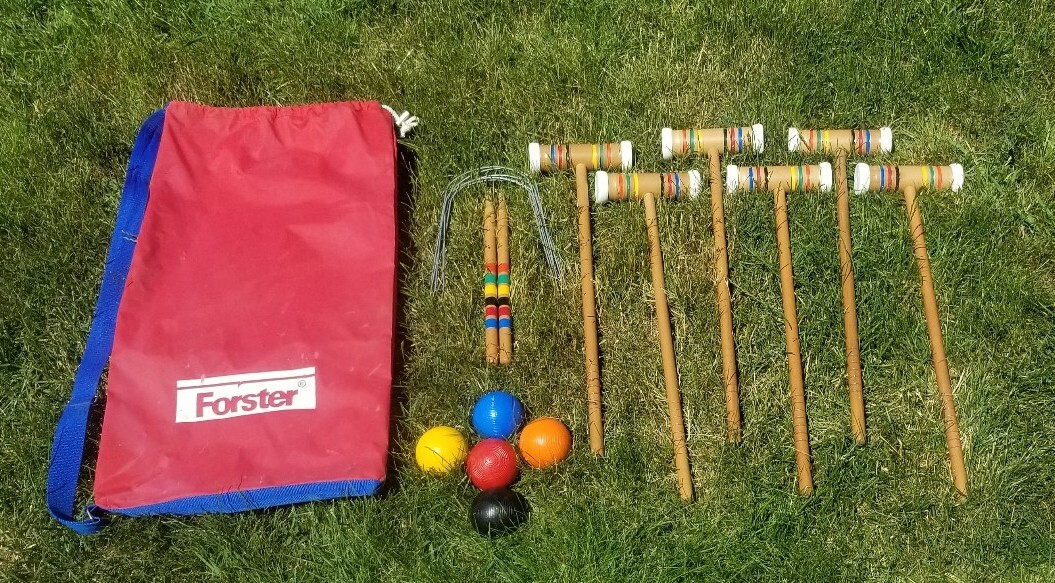Vintage Forster Croquet Set & Carrying Bag | eBay