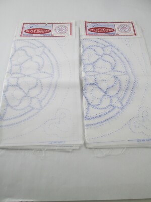 12 NEW Quilt Blocks Nojae of Fairway Needlecraft Co 15 by 15 inch ...