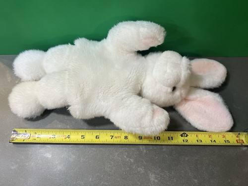 Gund Bunny Rabbit Plush Hand Puppet Toy White Learning Pretend Play ...