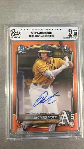 2025 Bowman Chrome - Shotaro Morii - 1st Bowman Prospect Auto - True ...