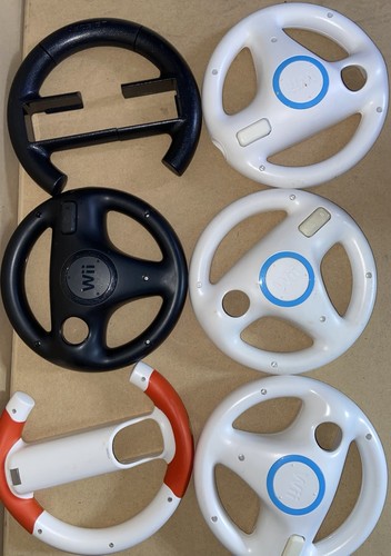 A lot of 6 Nintendo Wii wheels | eBay