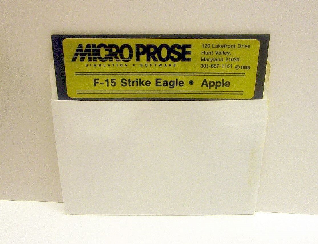 F-15 Strike Eagle by MicroProse for Apple II+, Apple IIe, Apple IIc ...