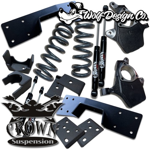 4"/6" Drop Lowering Kit For 1999-2007 Chevy Silverado GMC Sierra 1500 ...