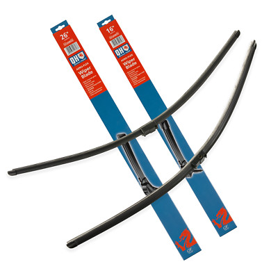 Quinton Hazell Aeroflex Ultra Front Pair Wiper Blade 26 Inch & 16 Inch ...