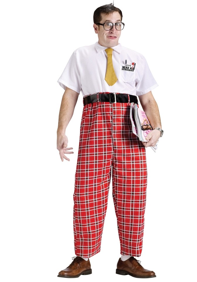 CL771 50s Nerd Geek School Uniform Funny College Retro 1950s Fancy ...