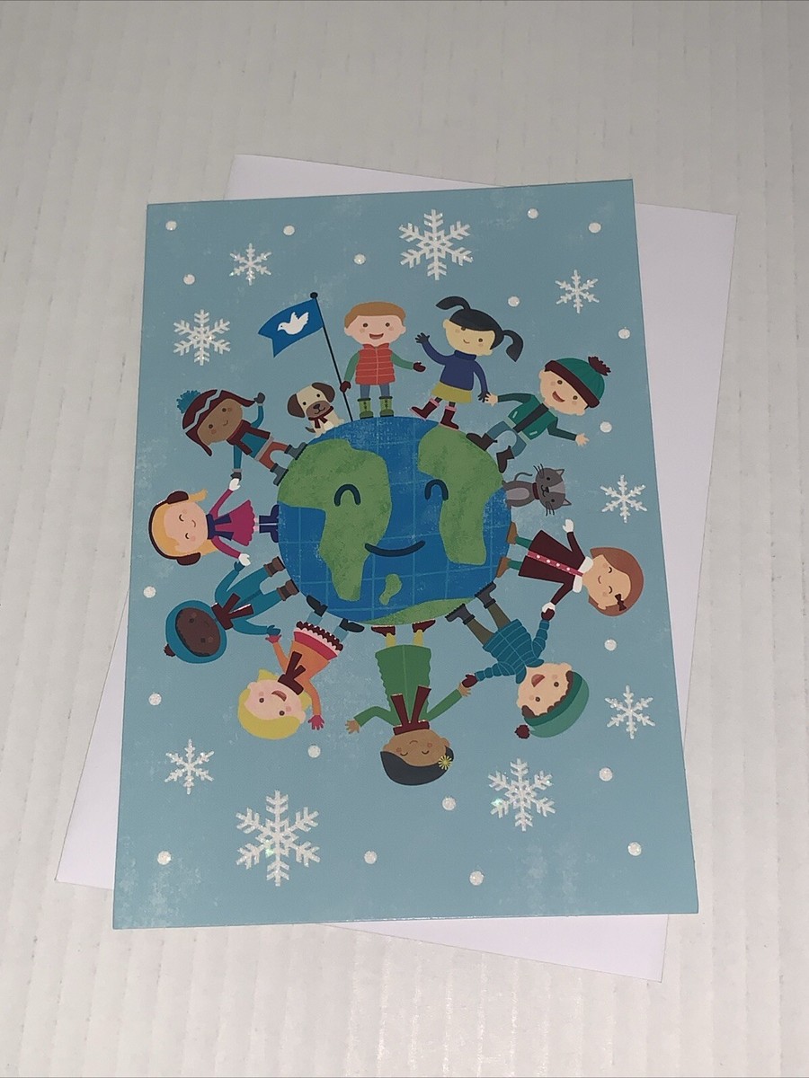 Unicef Christmas Cards 2017 Weihnachtskarte „Farbenfrohe