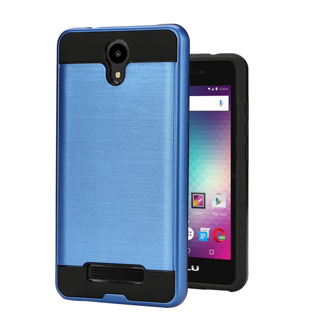 For BLU Studio G2 G 2 S010Q Rugged Hybrid Matte Tough + Soft Gel Case ...
