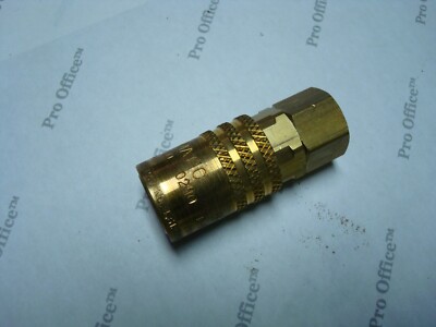 DME JIFFY-MATIC 0210 SHUT OFF SOCKET CONNECTOR FEMALE 1/4" NPT 400° F ...