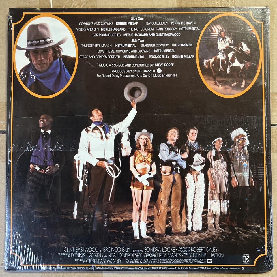Merle Haggard & Ronnie Milsap - Bronco Billy OST Lp Elektra Sealed! | eBay
