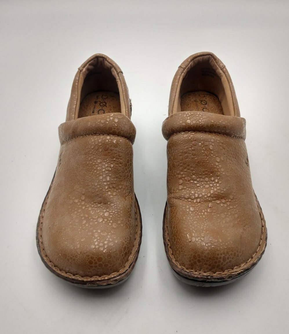 Børn Concept BOC Women's Sz 8.5 Tan Slip On C00092 Clog $144 | eBay