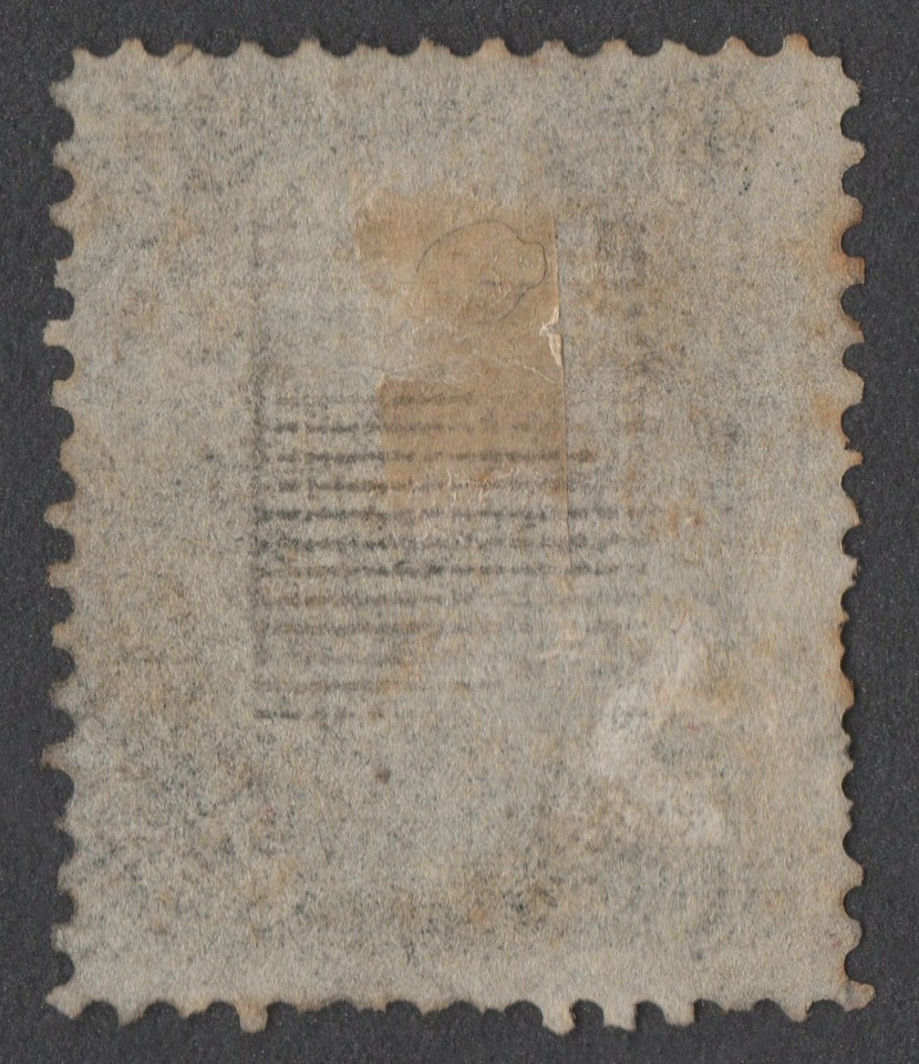 US Sc# 85B *MINT NO GUM { "Z" GRILL 2c BLACK JACK } "SCARCE FROM 1867 ...