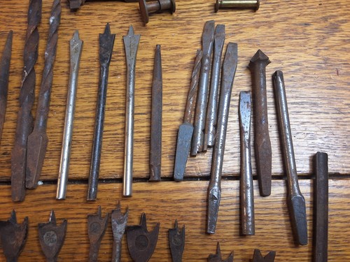 Lot Old DRILL BITS GIMLET MILLERS FALLS 199 SCREW DRIVER antique Tools Hardware | eBay
