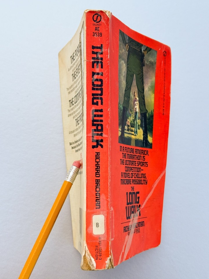 The Long Walk - Stephen King - Richard Bachman - Third Printing Signet ...