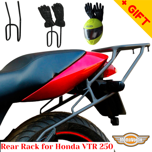 For Honda VTR 250 rear rack VTR250 rear luggage rack for cases or bags ...
