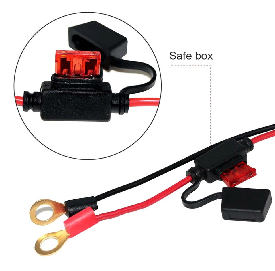 16AWG 0.6M SAE Terminal Battery Power Cord Cable Tender Harness Wire ...