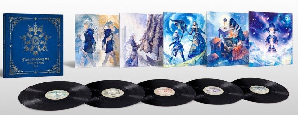 FINAL FANTASY XIV Vinyl Record Soundtrack 5 LP Box Set VOL 2 FF 14 ...