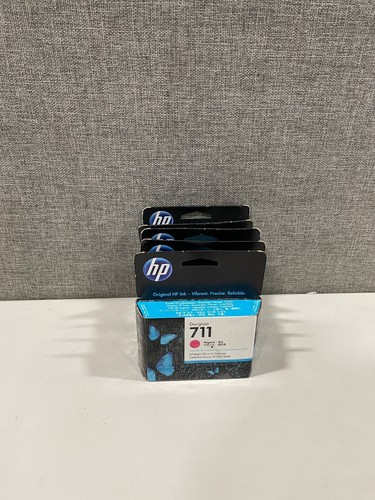 5 HP 711 Magenta DesignJet Ink Cartridge CZ131A | eBay