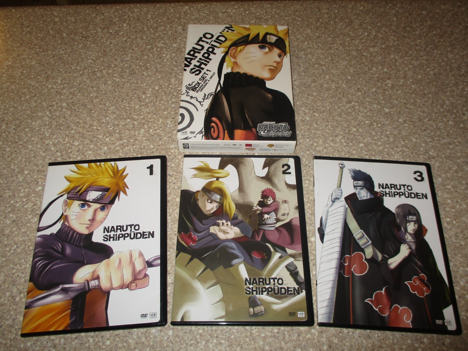 Naruto Shippuden DVD Box Set 1 Season One 3-Discs Original & Uncut ...