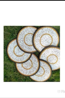 Beaded Table Placement, 4 Pcs Plates Placement, Easter/Valentine Gift ...