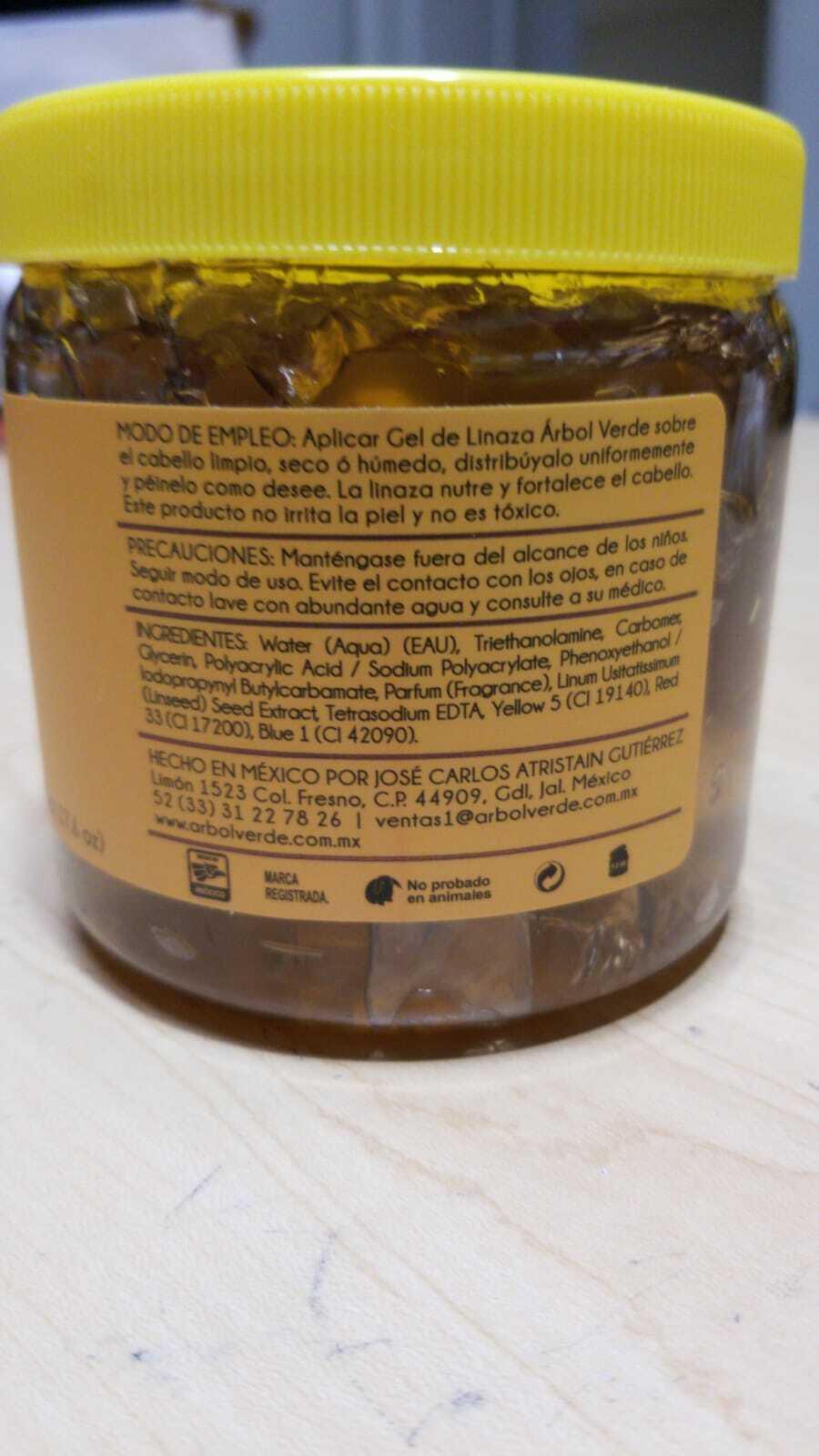 GEL DE LINAZA ÁRBOL VERDE Arbol de Vida Hair Styling LENSEED GEL 500grs ...