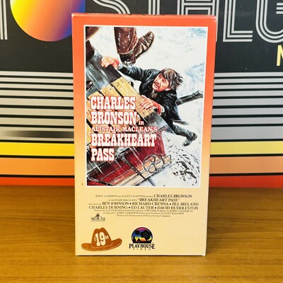 Breakheart Pass VHS 1975 Charles Bronson Playhouse Video CBS Fox RARE ...