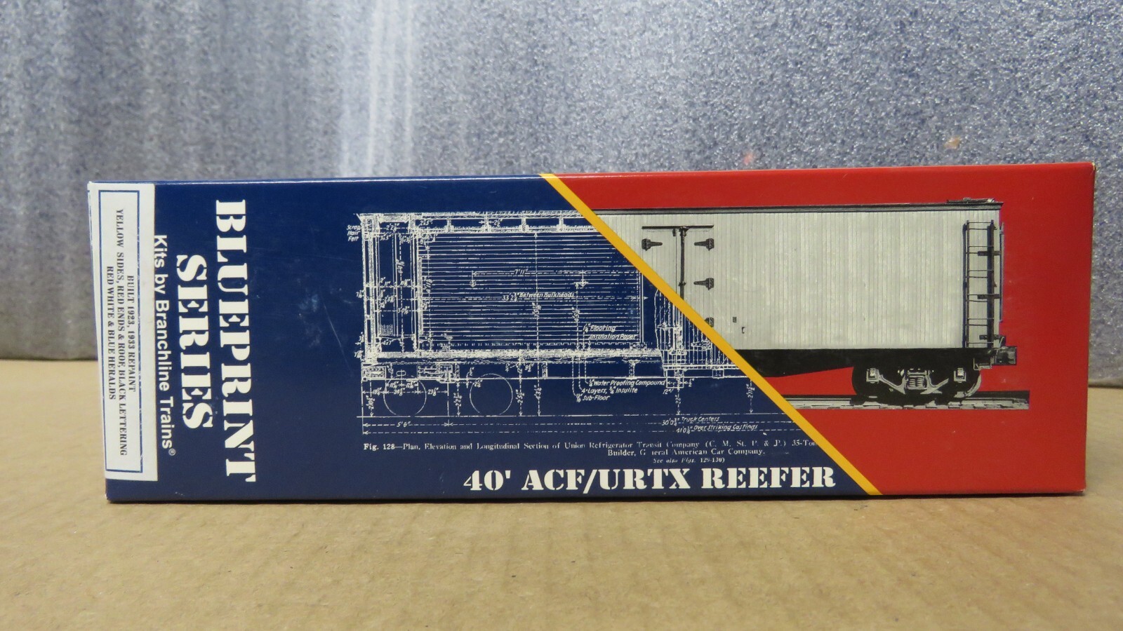 BRANCHLINE HO REEFER KIT#1223 SCHLITZ 40-FT ACF/URTX UNBUILT SEALED ...