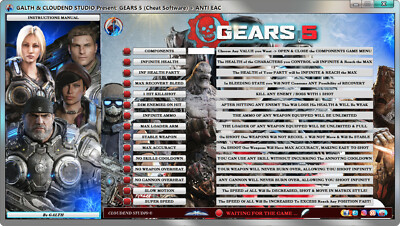 GEARS 5 BYPASS ANTY EAC CHEATS TRAINER MODS CHEAT CODES SOFTWARE UNLOCK ...