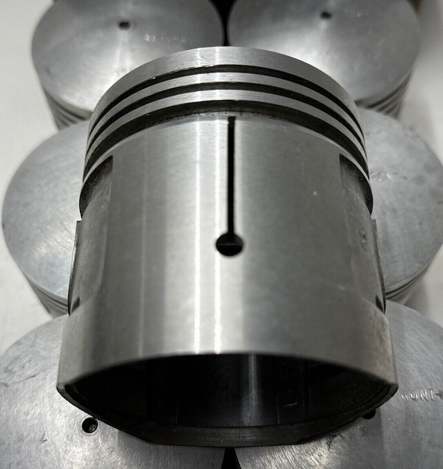 FULL SET 8 DOME TOP Pistons & Pins .030 size 1937-1942 Ford 221 V8 85hp ...