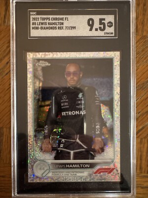2022 Topps chrome F1 #8 Lewis Hamilton Mini Diamonds 77/299 | eBay