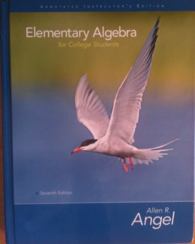 ELEMENTARY ALGEBRA FOR COLLEGE STUDENTS 9780131994614 | eBay