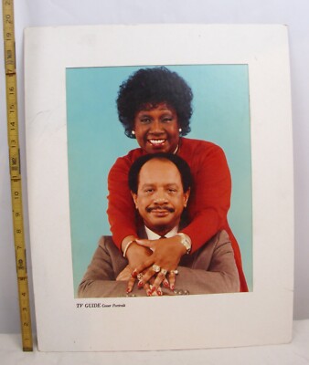 THE JEFFERSONS MOVING ON UP TV GUIDE COVER PHOTO FROM CBS TV STATION ...