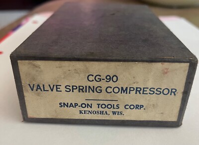 Vintage Snap-On Tools CG-90 Valve Spring Compressor - Complete | eBay