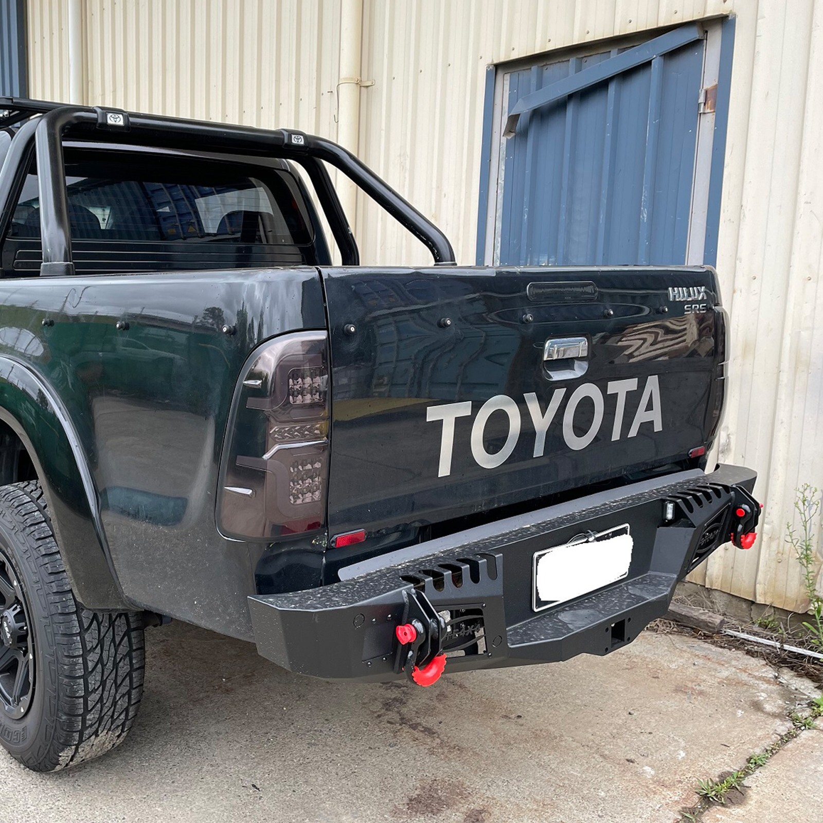 LED Smoked Black Rear Tail Light for Toyota Hilux SR5 SR N70 05-15 ...