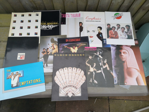 Collection of 12 vintage concert programmes - 70s / 80s / 90s | eBay