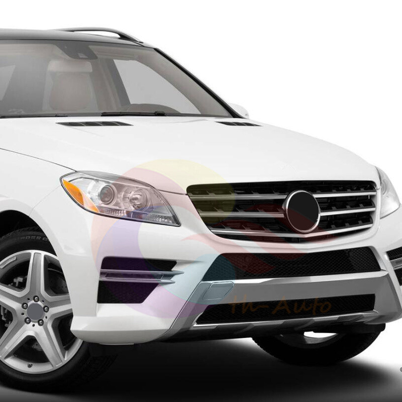 Front Right Bumper Grille Cover w/ LED Foglight For Mercedes W166 ML500 ...