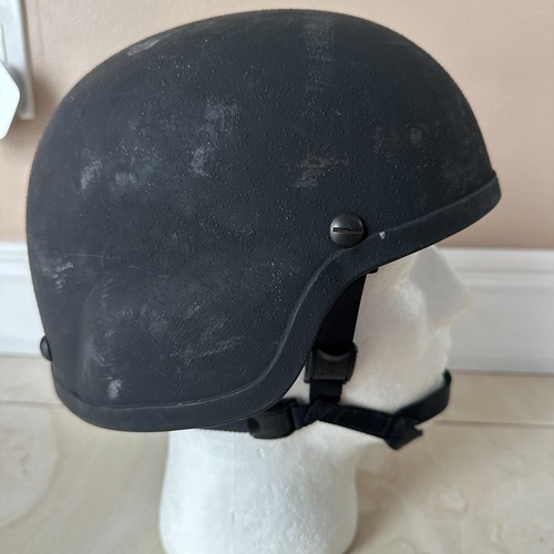 Paraclete / Revision Ballistic Helmet Level IIIA Black Full Cut LARGE w ...