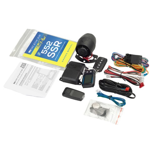 Silencer 552SSR 2-Way 1/4 Mile Remote Start with Security & Keyless ...