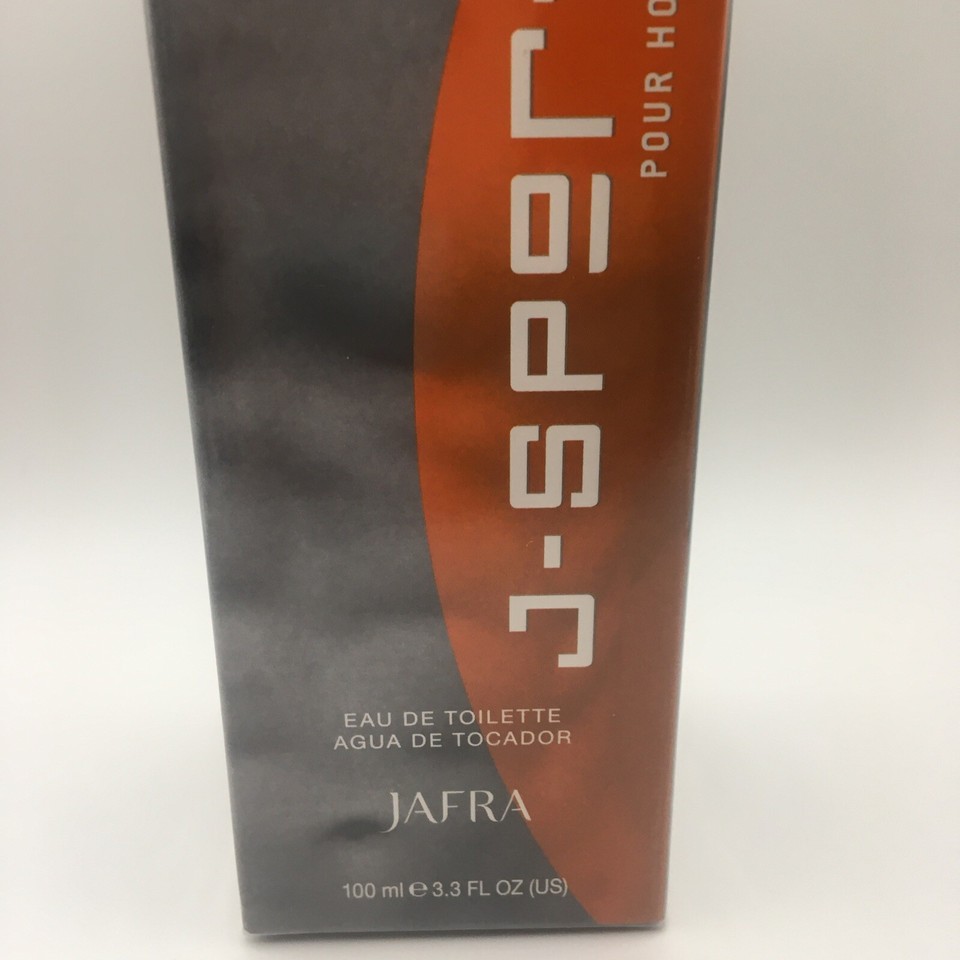 Jafra J-Sport Eau De Toilette For Men 3.3 FL.OZ. Woody Aromatic | eBay
