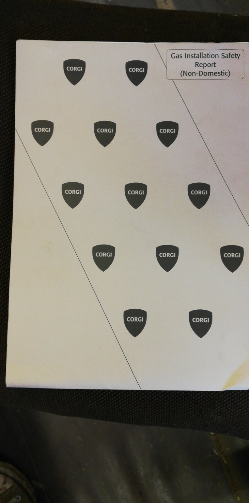 New CORGI GAS INSTALLATION SAFETY REPORT PAD non domestic report pad ...