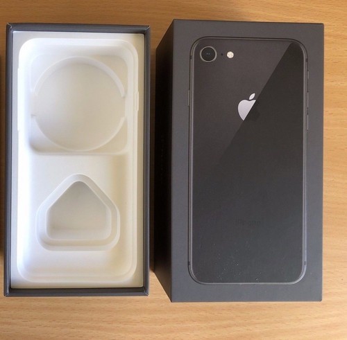 Apple iPhone 8 Black 64gb Empty Box With Charging Cable | eBay