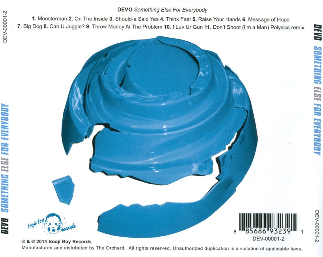 DEVO SOMETHING ELSE FOR EVERYBODY: UNRELEASED DEMOS AND FOCUS GROUP ...