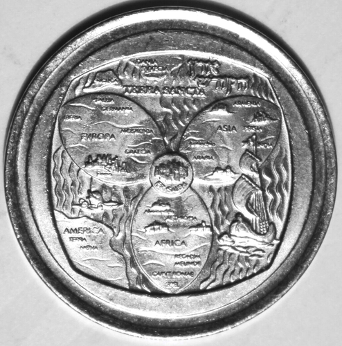 Israeli Mint Token 2000 Israel I.G.C.M.C. Jerusalem Map Continents | eBay