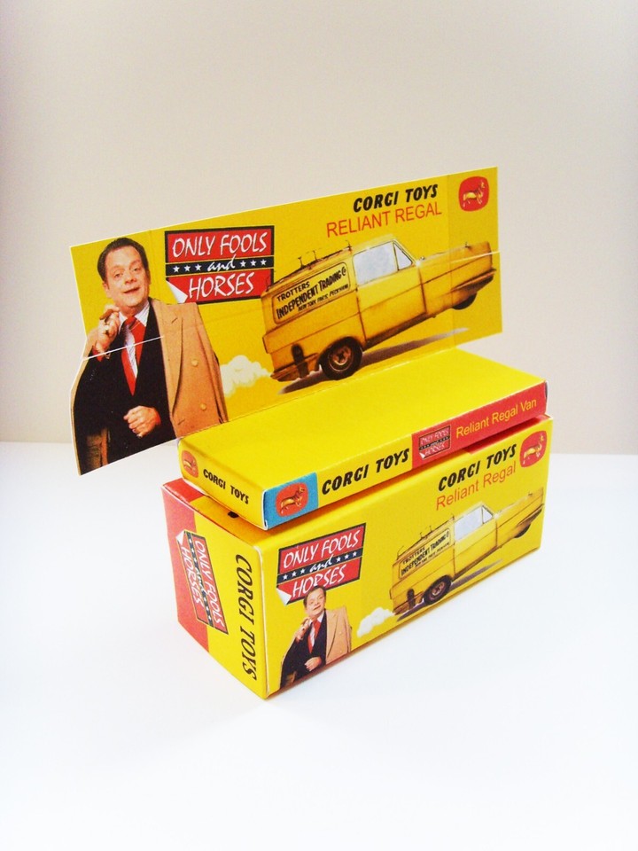 CORGI 'ONLY FOOLS & HORSES - Reliant Van - Display box & tray (No car ...