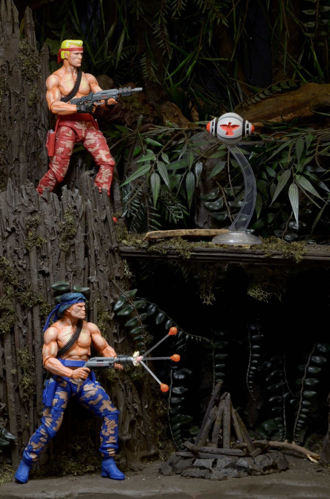 Contra Bill Lance 2-Pack Konami 1987 Retro Classic Video Game Action ...